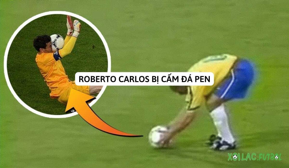 Thực hư việc Roberto Carlos bị cấm đá pen có chính xác?